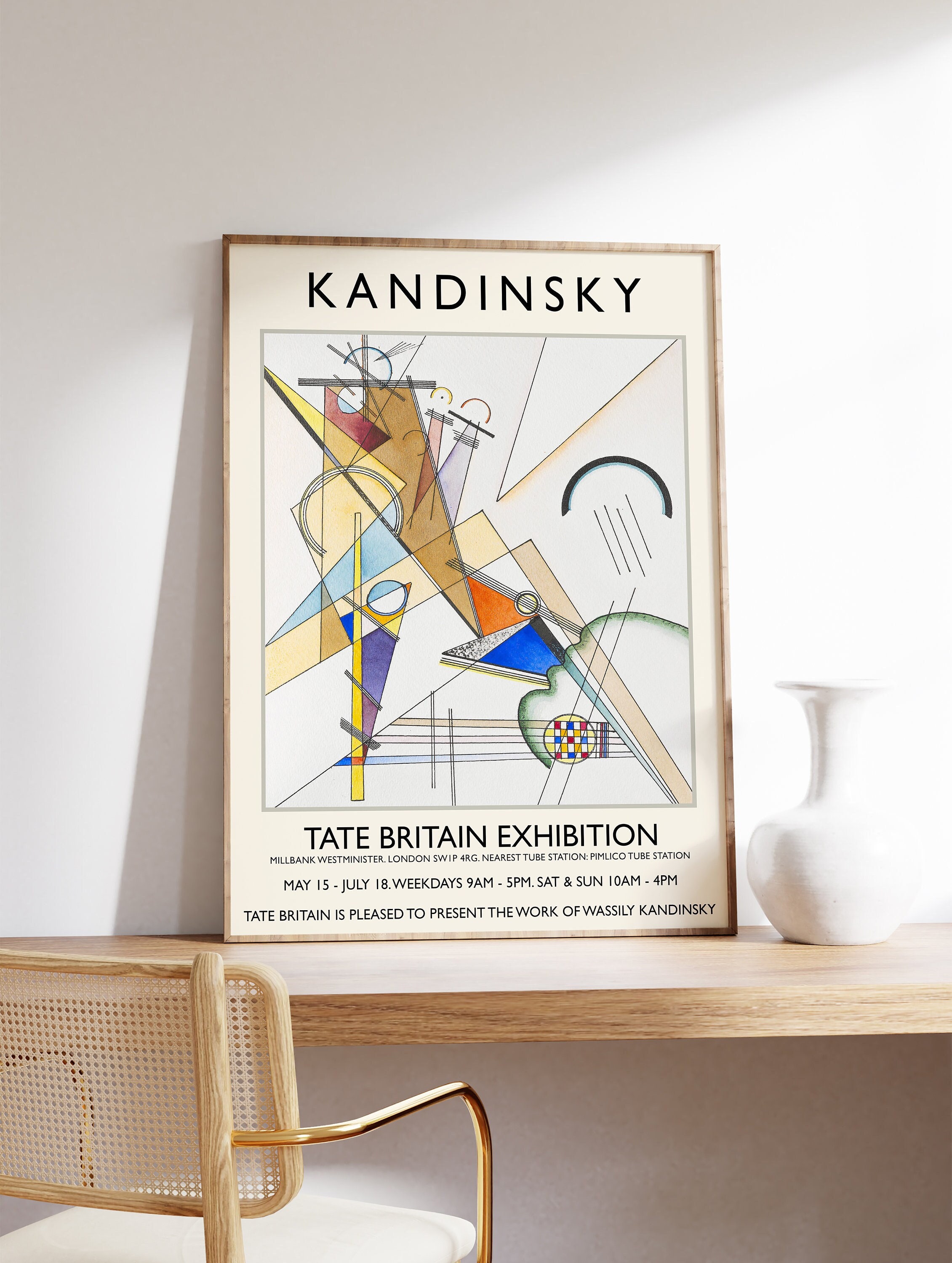 Wassily Kandinsky Exhibition Poster Gewebe Wassily Kandinsky - Etsy UK