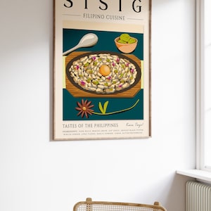 Sisig Filipino Food Poster, Filipino Food Print, Philippines Food ...
