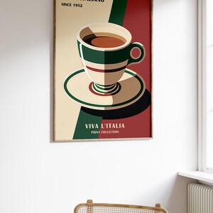 Italian Coffee Poster, Coffee Illustration Print, Kitchen Decor ...