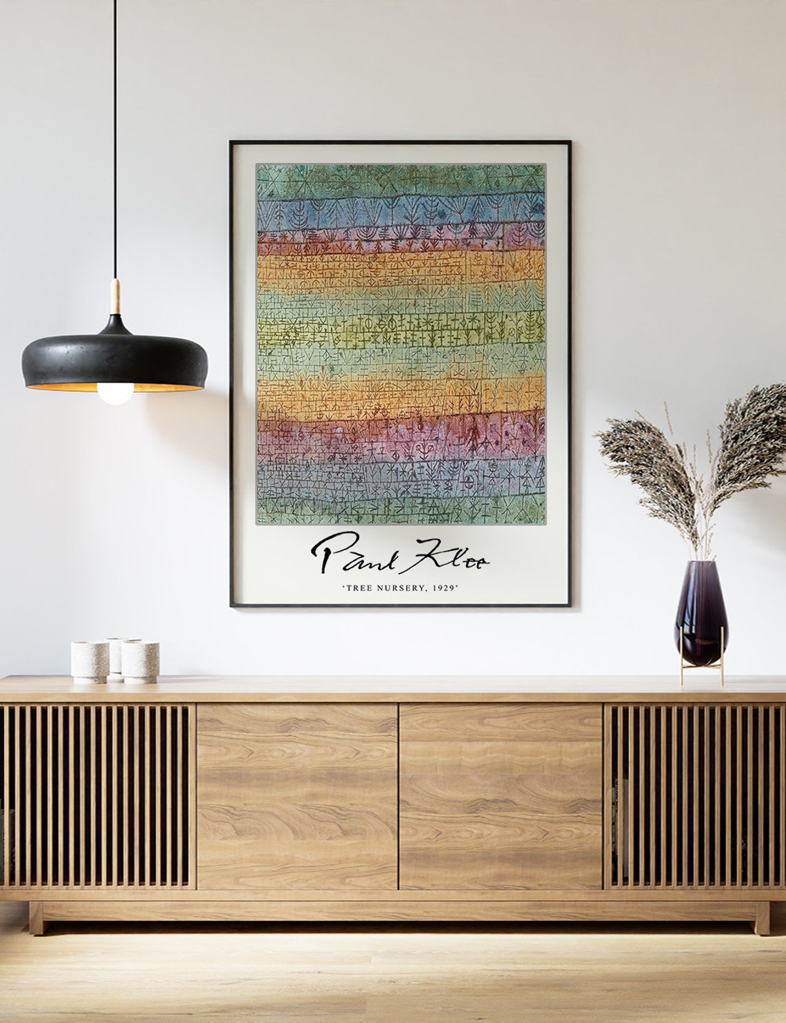 Paul Klee Exhibition Poster, Tree Nursery, Paul Klee Art Print ...