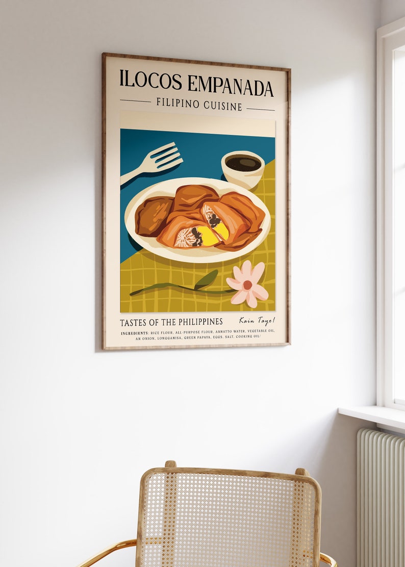 Ilocos Empanada Filipino Food Poster Filipino Food Print - Etsy