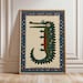 Crocodile Wall Art Print, Tribal Folk Art Poster, Colorful Animal ...