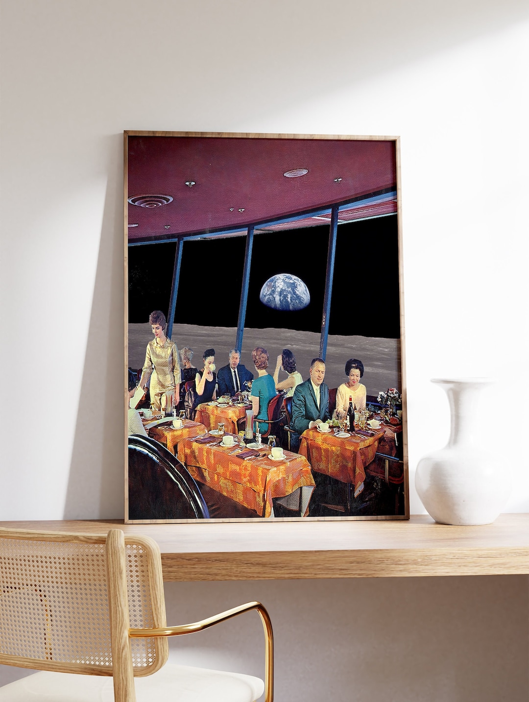Surrealist Art, Futurist Cyberpunk Poster, Sci-fi Wall Art, Retro Art ...