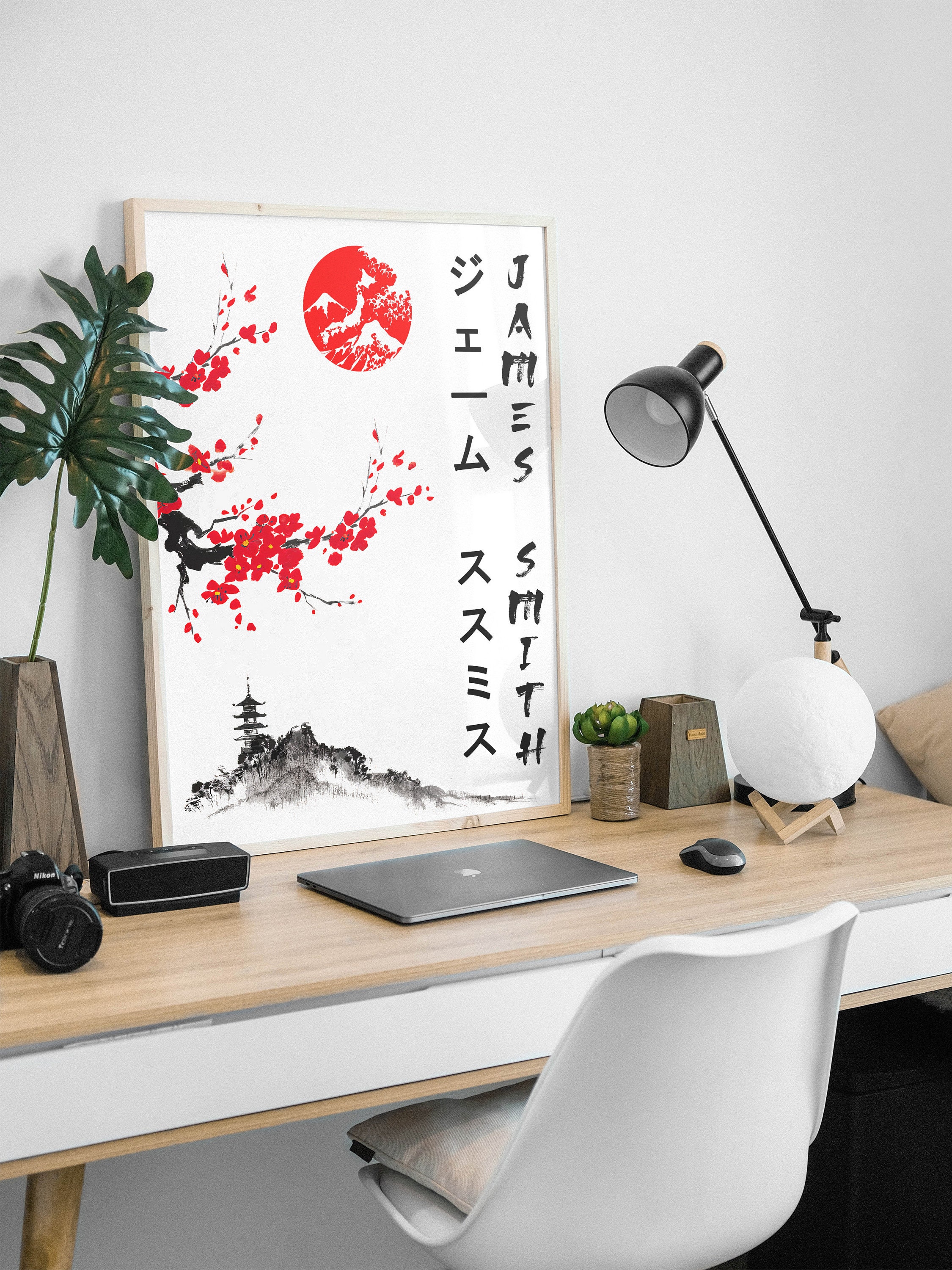 Personalised Japanese Lettering Poster Choose Your Text - Etsy UK