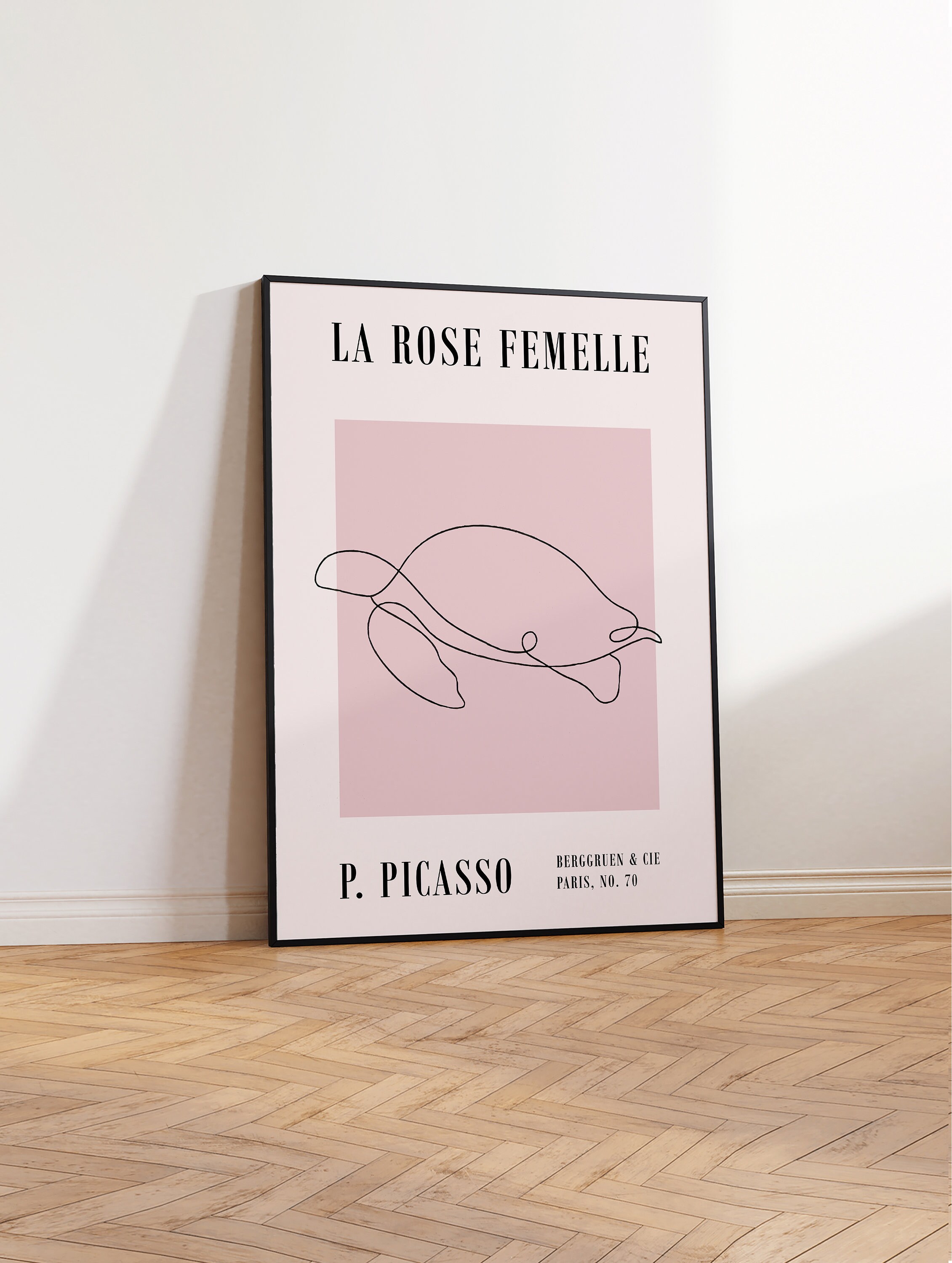 Picasso Exhibition Poster the Turtle Animal Print Animal | Etsy