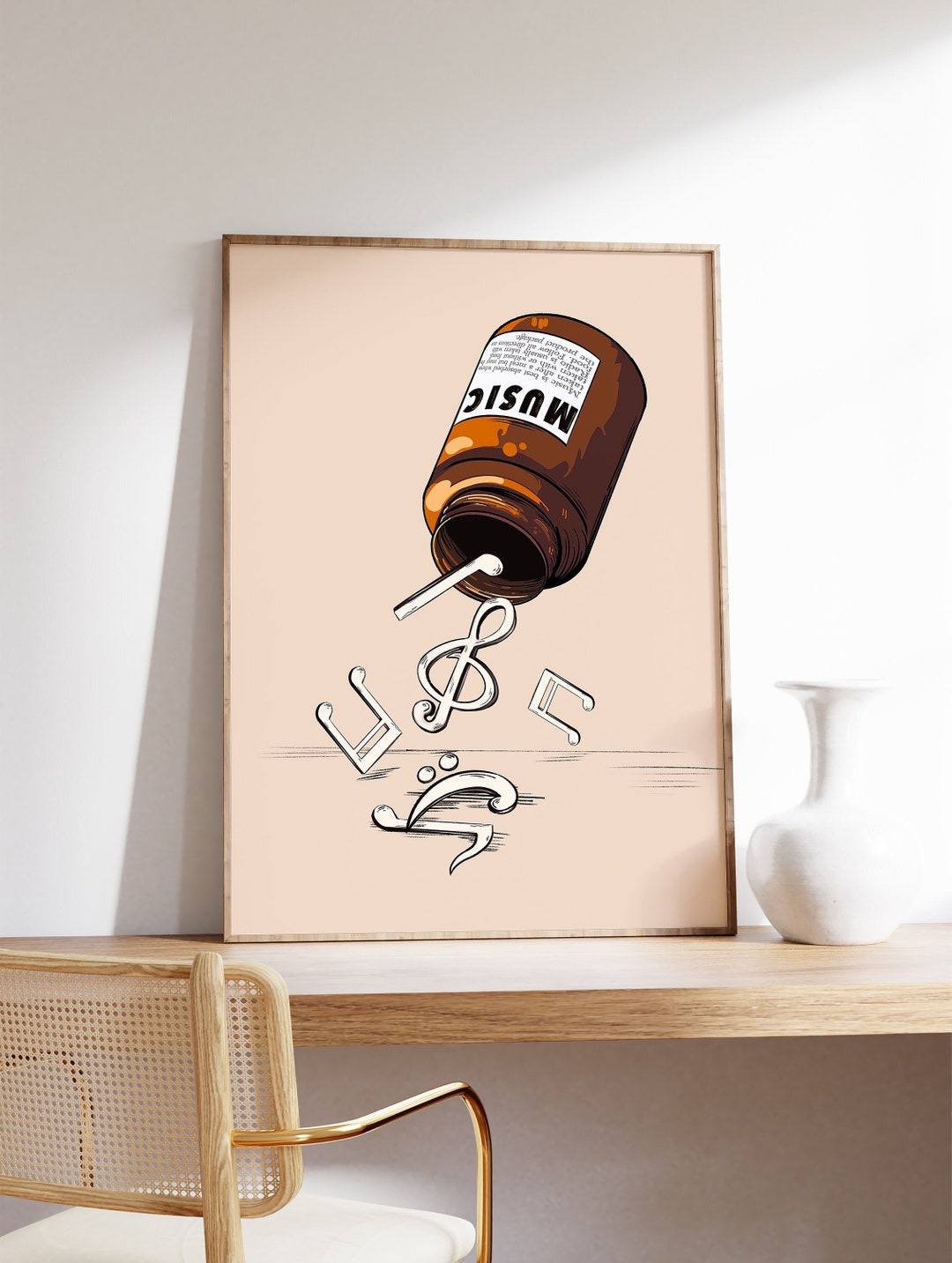 Music Wall Art, Music Art Print, Music Decor, Music Gift, Wall Art ...