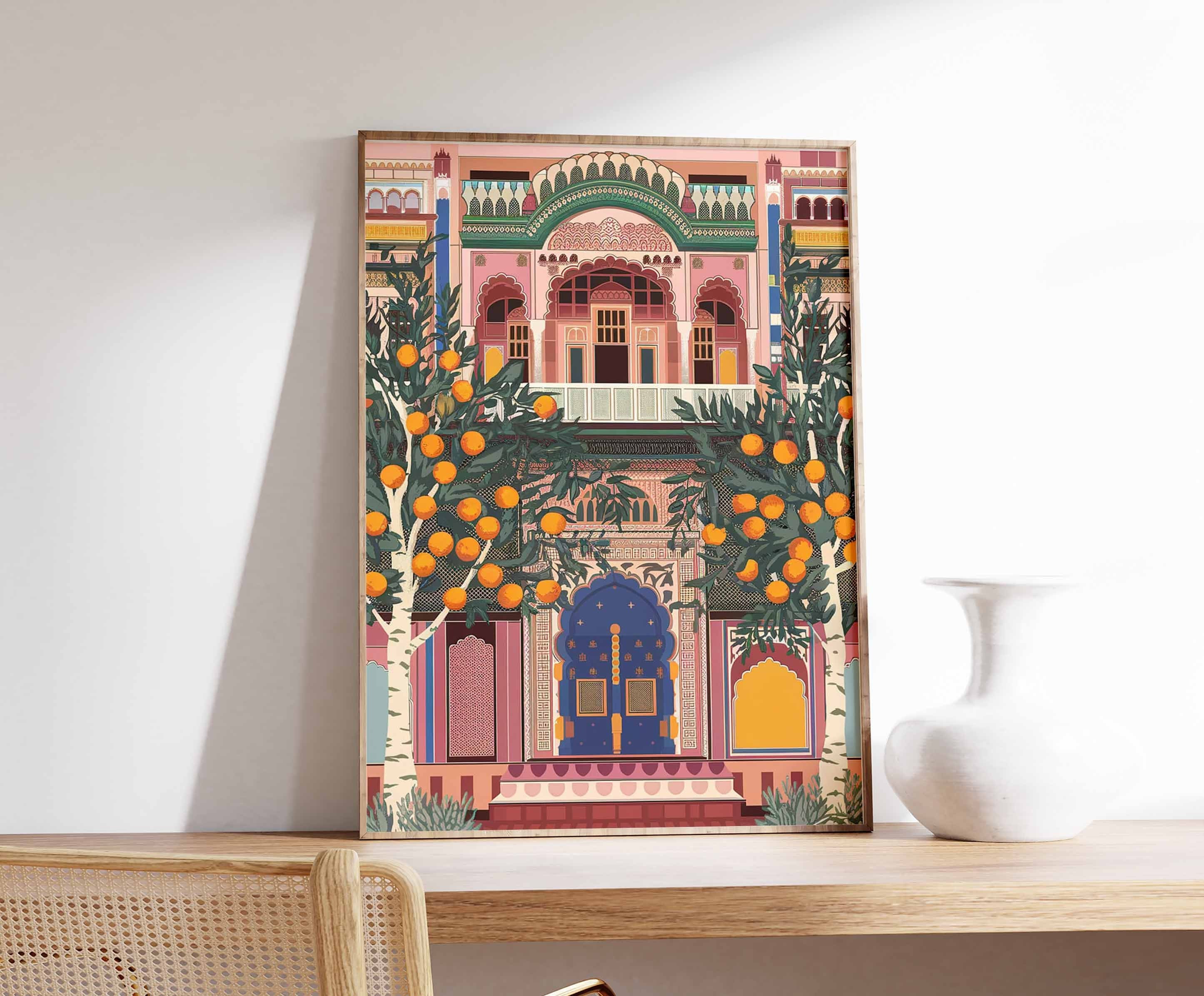 Indian Print, Traditional Indian Poster, Pichwai Art, Hindu Art, Indian ...