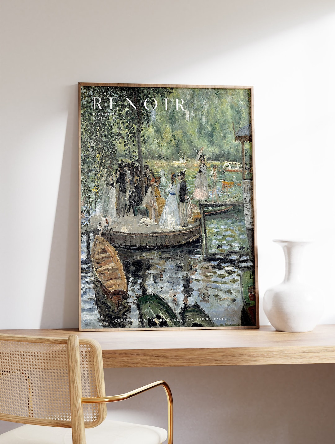 Pierre-auguste Renoir Exhibition Art Print, Pierre Auguste Renoir Wall ...