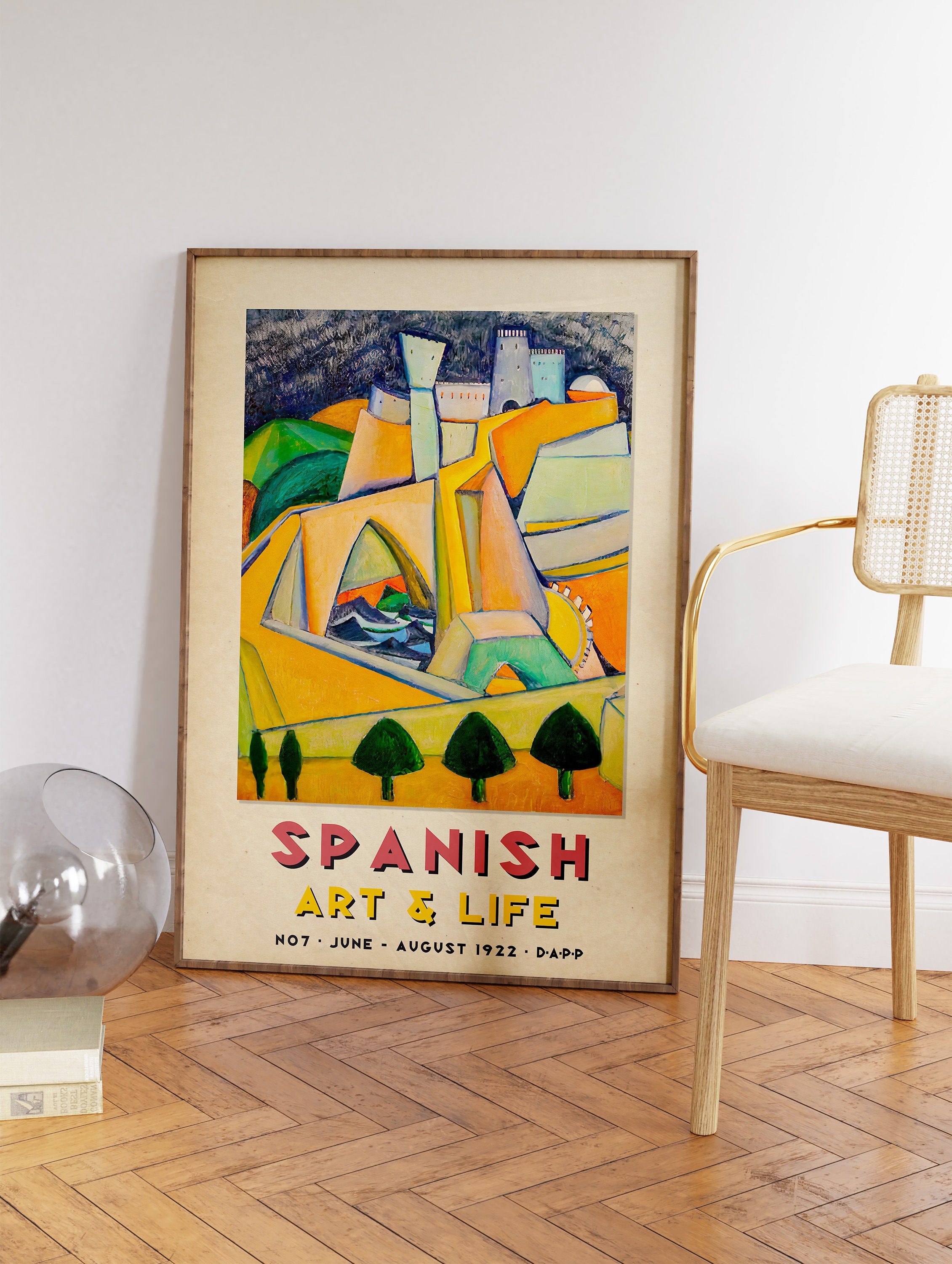 Spanish Exhibition Art Poster Spanish Print Floral Print - Etsy