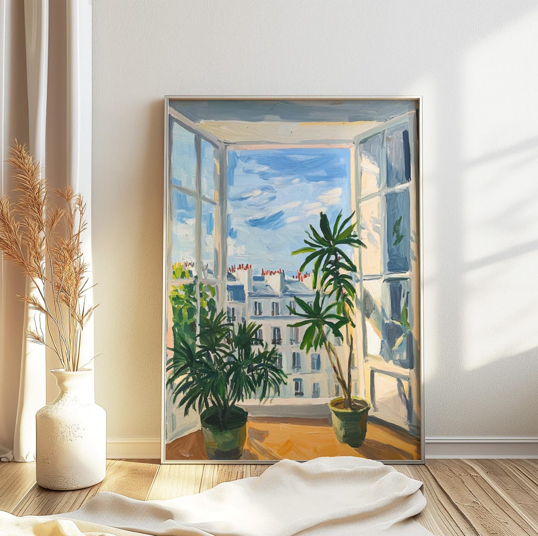 Henri Matisse Poster – the Open Window Print, Paris Wall Art, Floral ...