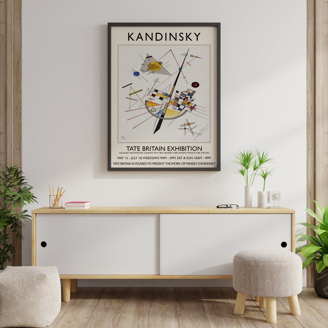 Kandinsky Exhibition Poster, Bauhaus Abstract Art Print - Etsy