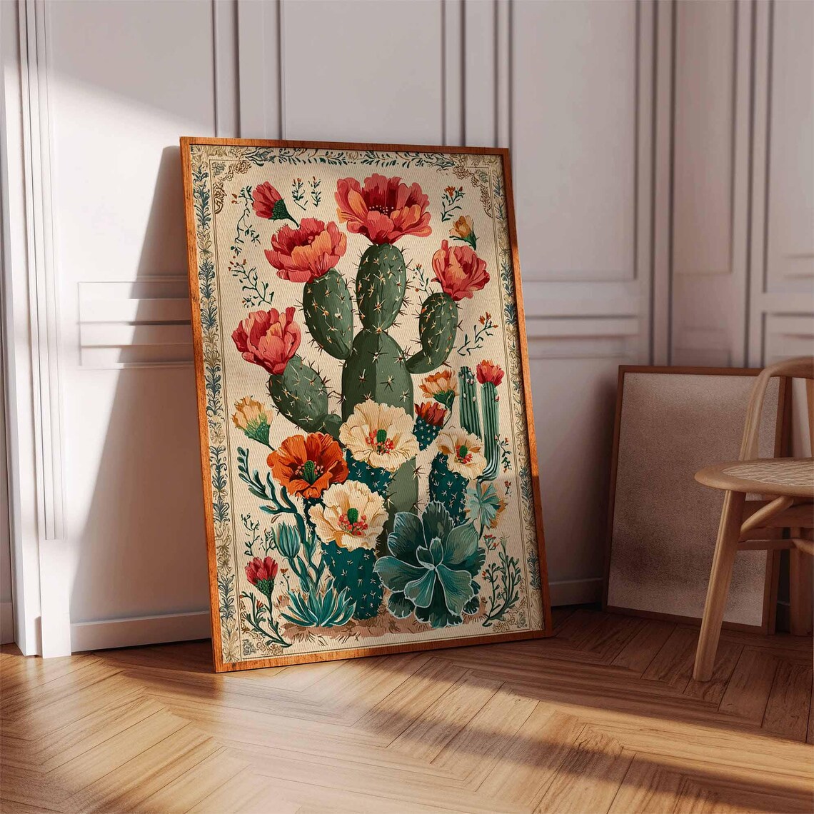Vintage Mexican Poster, Cactus Print, Mexican Prints, Mexican Decor ...