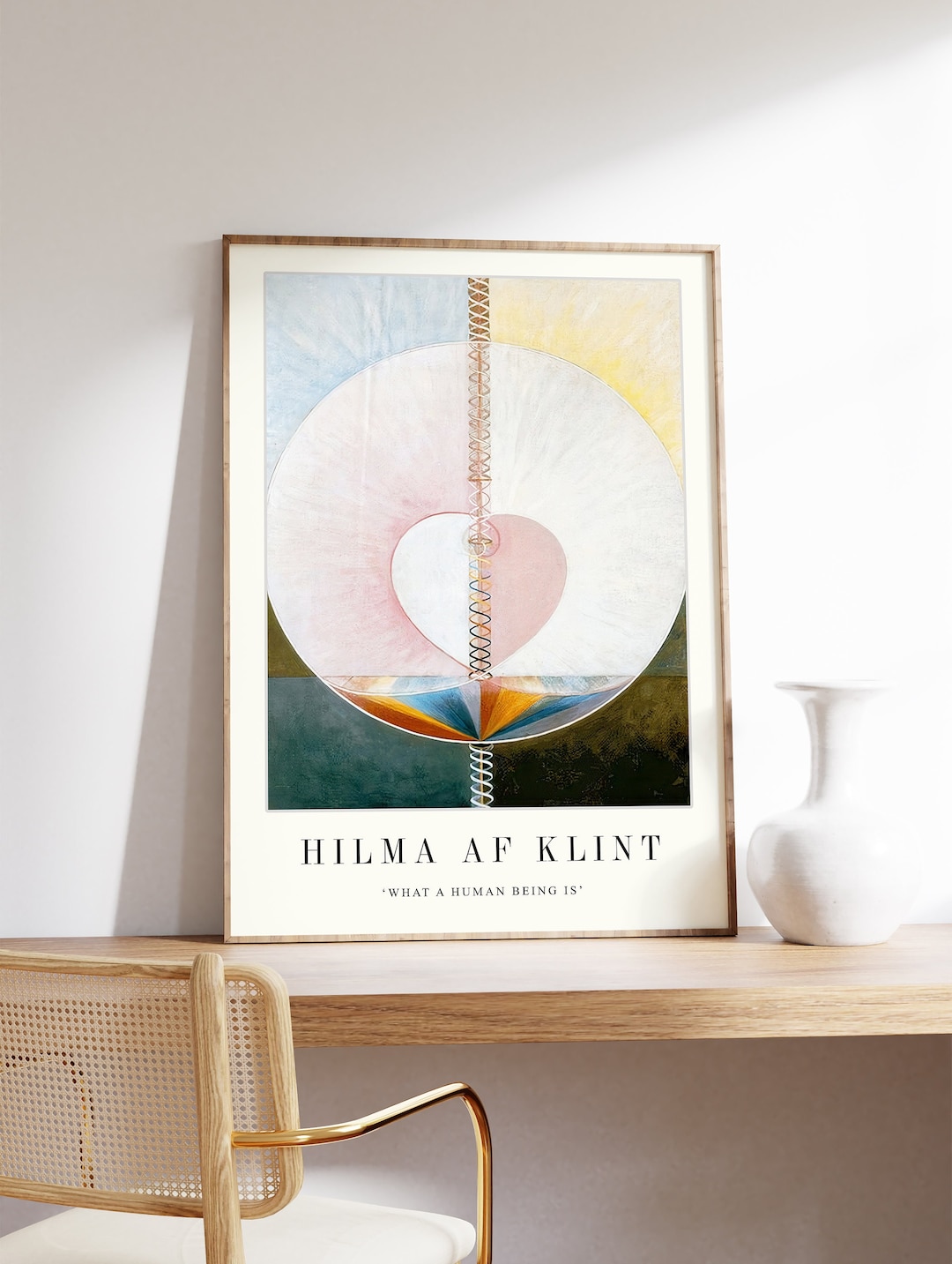 Hilma Af Klint Exhibition Poster, What A Human Being Is, Hilma Af Klint ...