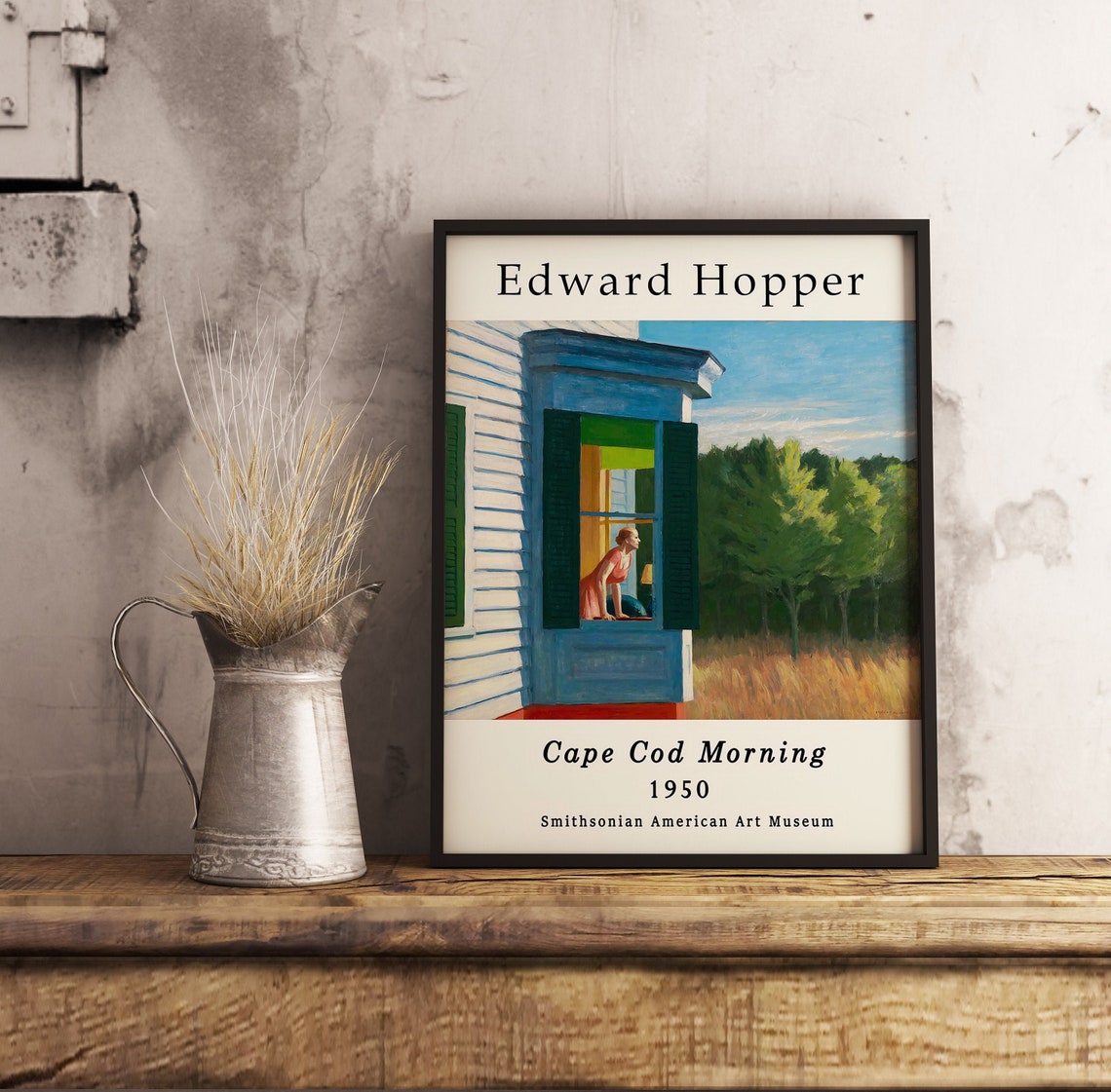 Edward Hopper Exhibition Poster Cape Cod Morning Edward - Etsy UK