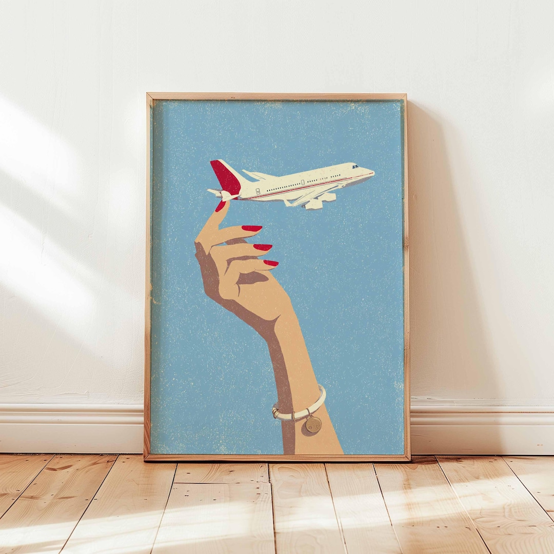 Aviation Poster, Aircraft Print, Vintage Plane Wall Art, Pilot Decor ...