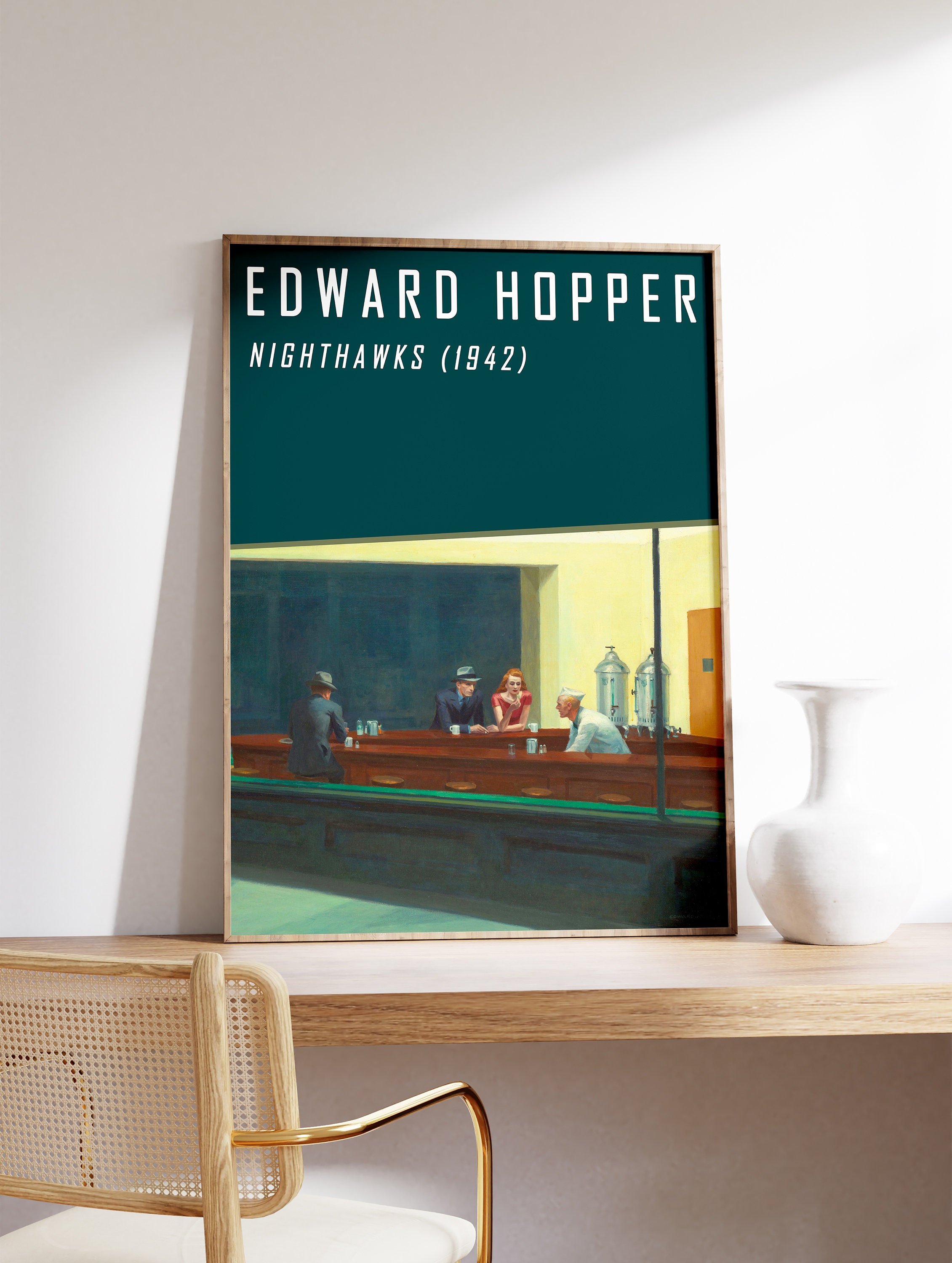 Nighthawks Edward Hopper High Resolution
