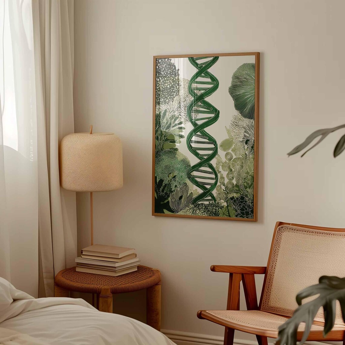 Molecular Biology Poster, Science Wall Art, DNA Structure Print ...