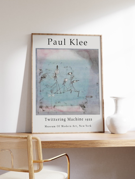 Paul Klee Twittering Machine Analysis
