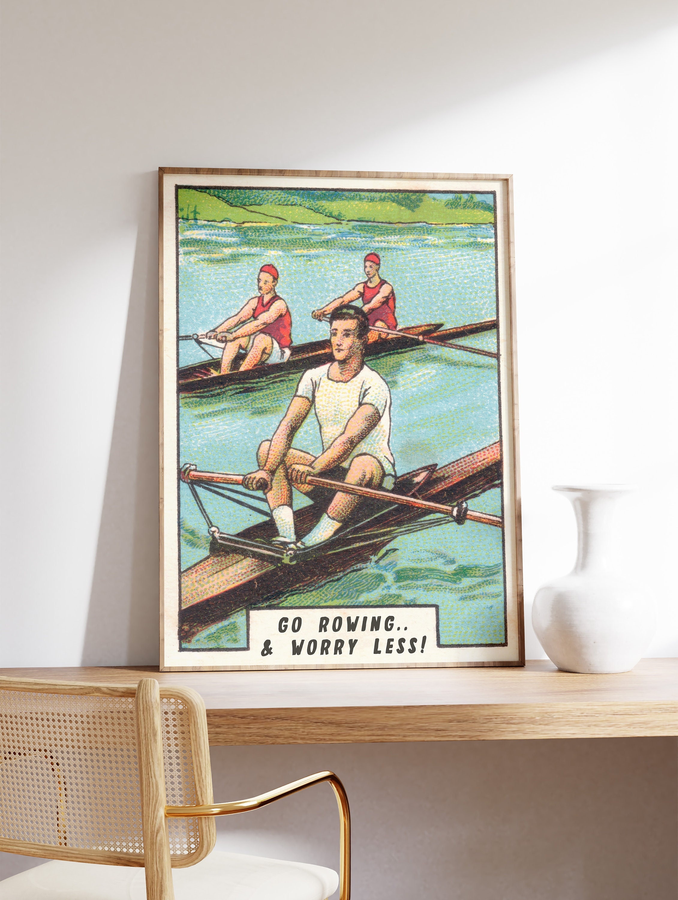 Rowing Poster Rowing Art Print Sports Art Sport Print | Etsy