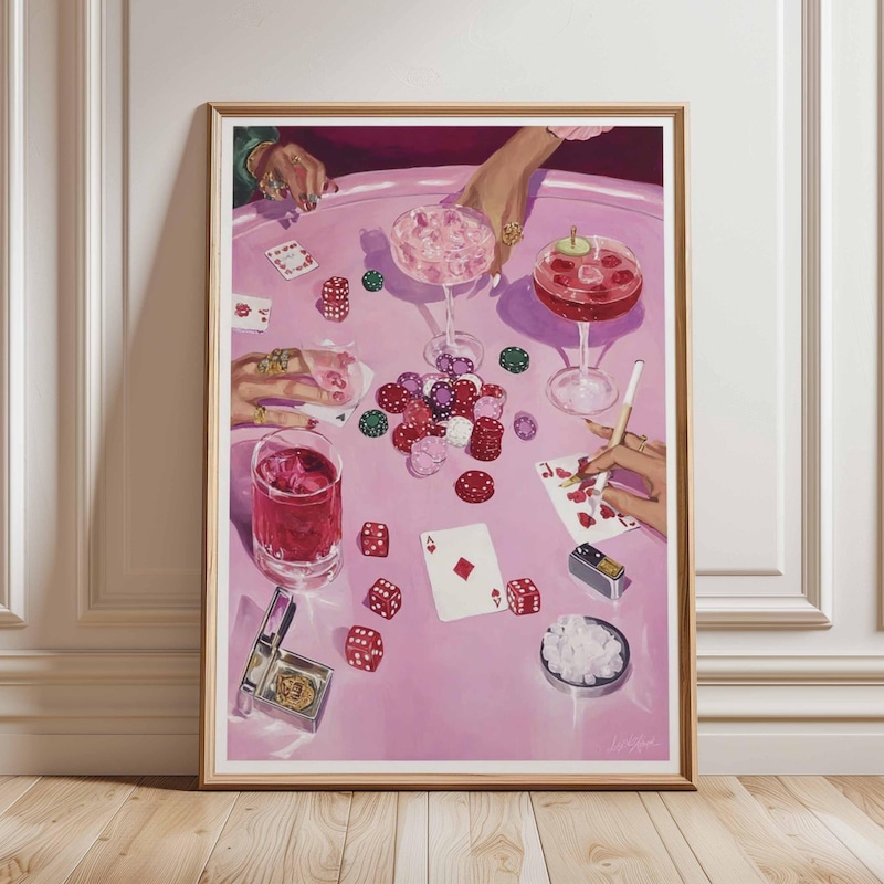 Casino Animals Poster - Etsy UK