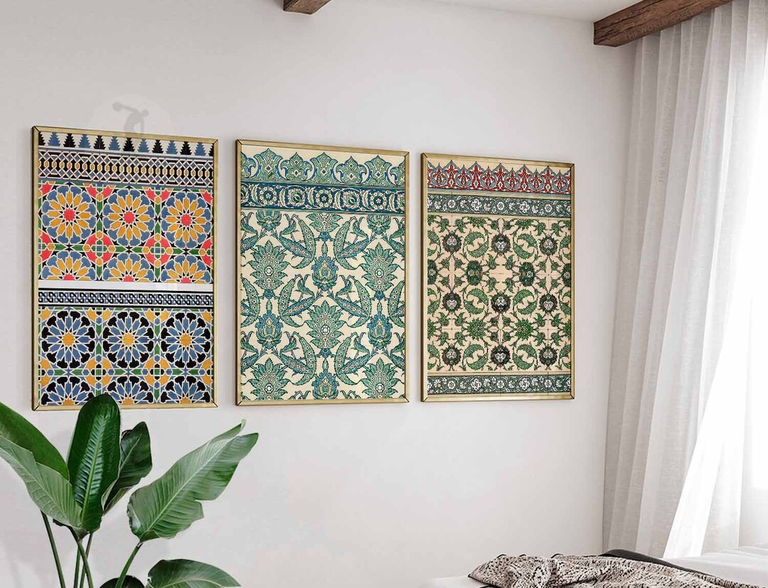 Set of 3 Arabic Prints, Arabic Wall Art, Islamic Decor, Arabic Decor ...