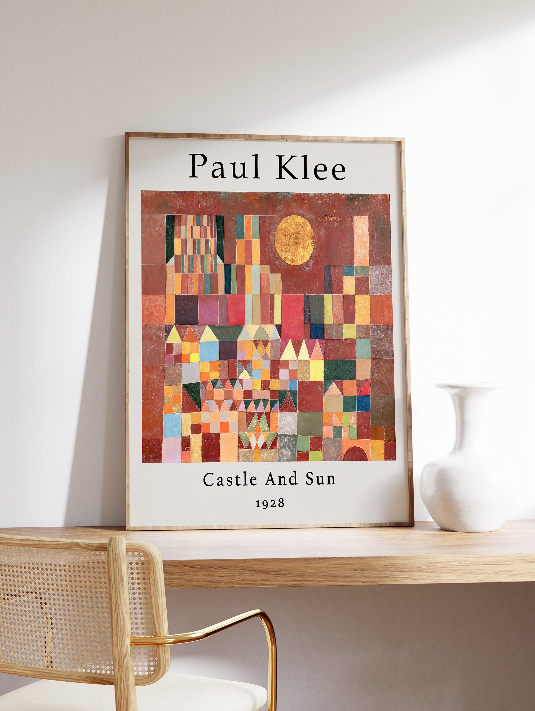 Paul Klee Exhibition Poster Castle and Sun Paul Klee Print - Etsy UK
