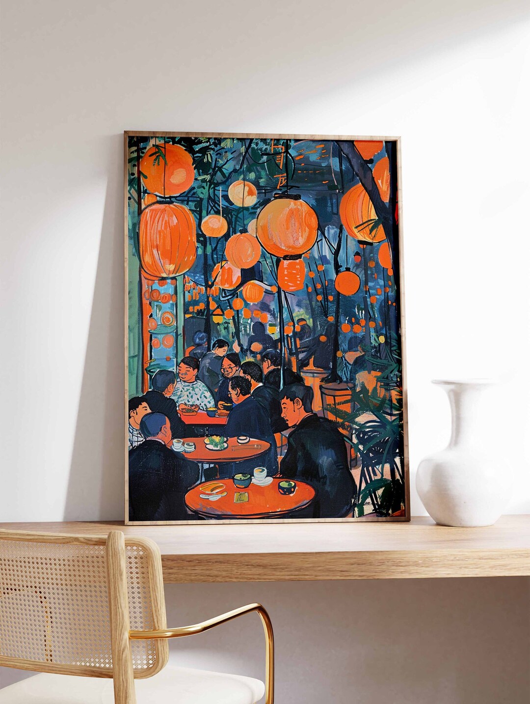 Vintage Japanese Izakaya Print, Retro Cocktail Bar Poster, Kitchen ...