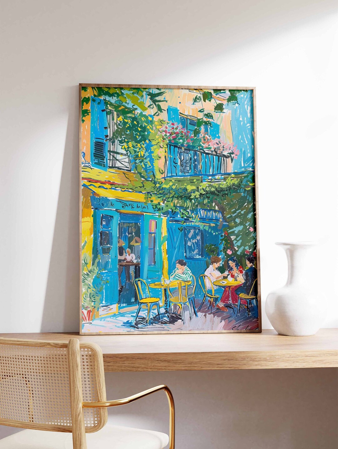 Vintage Cafe Print, Retro Cafe Poster, Food and Drink Art, Kitchen ...