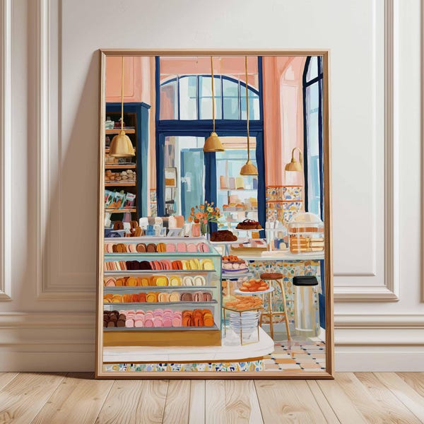 Cafe Poster - Etsy UK