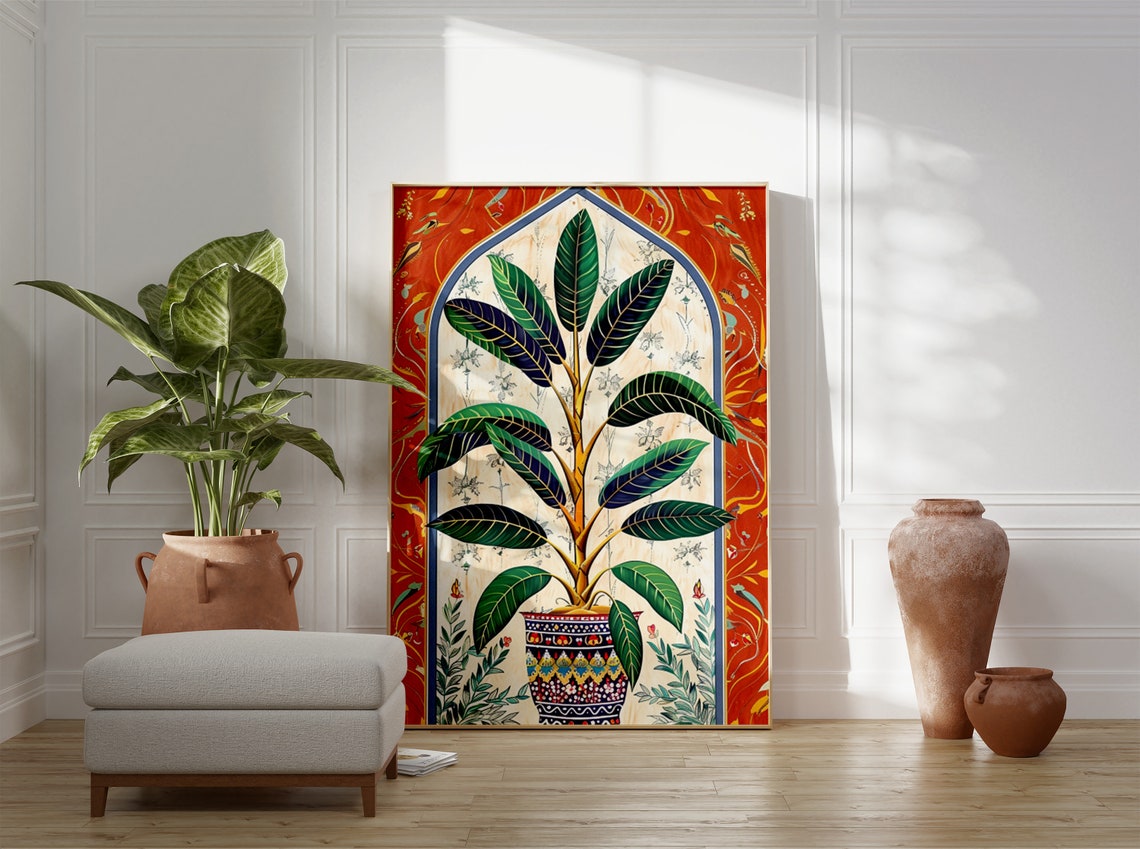 Islamic Floral Art Poster, Traditional Islamic Print, Islamic Artwork ...