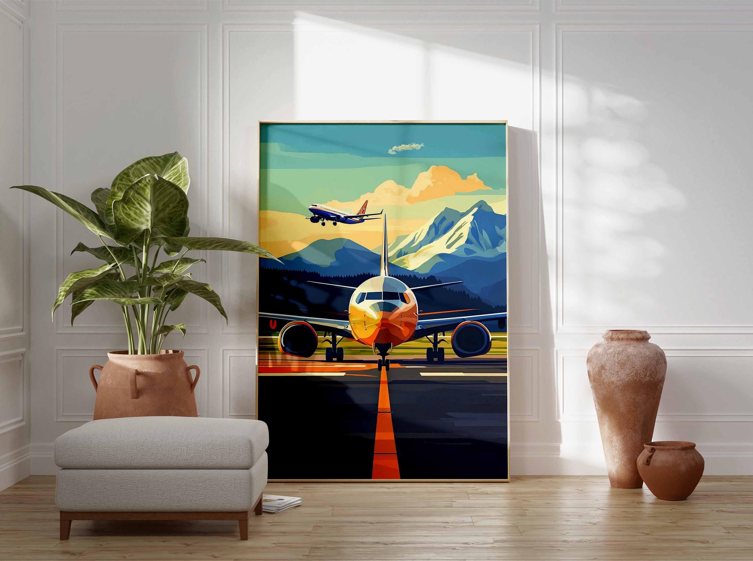 Aviation Poster, Aircraft Print, Vintage Plane Wall Art, Pilot Decor ...