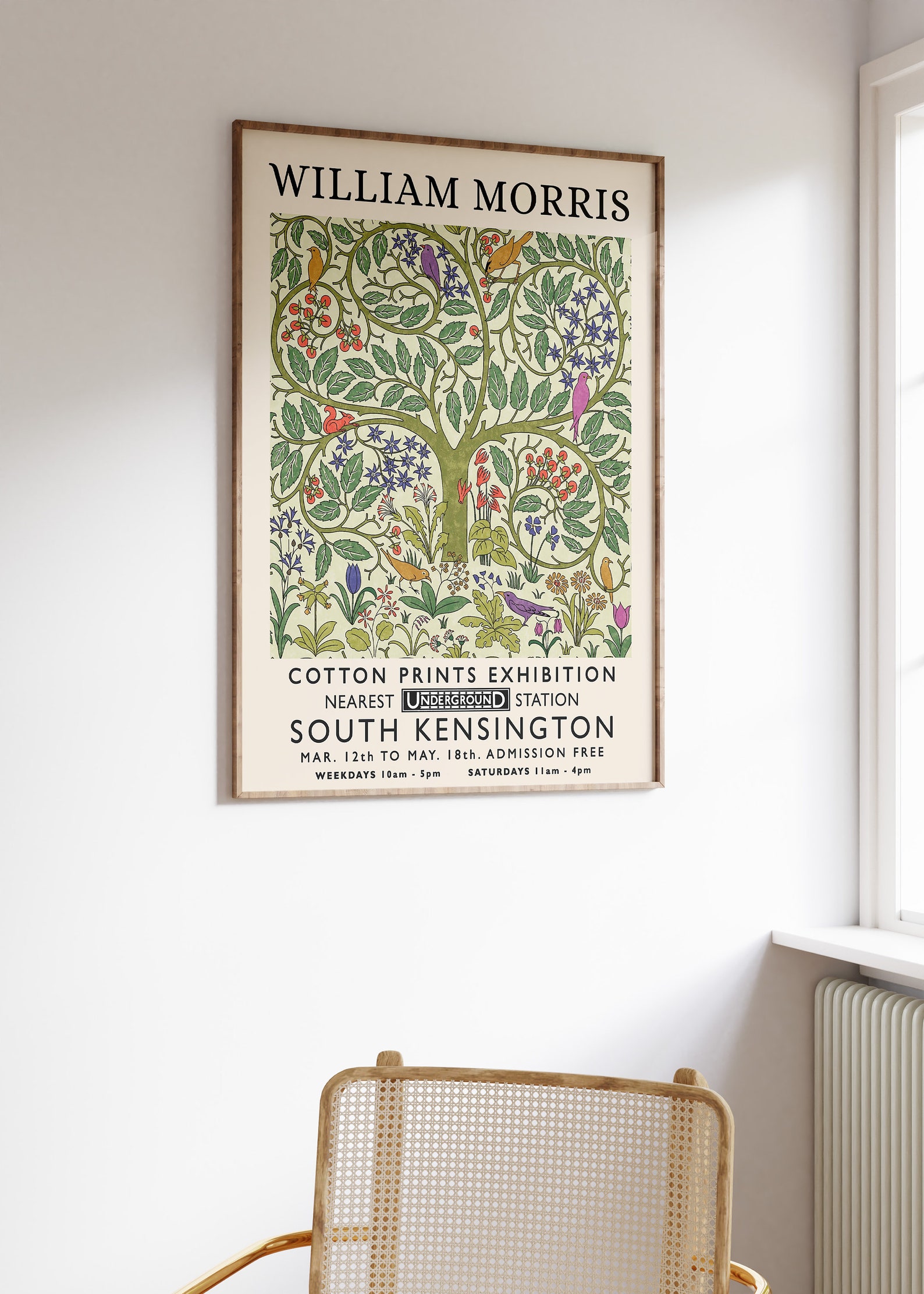 William Morris Print, William Morris Exhibition Print, William Morris ...