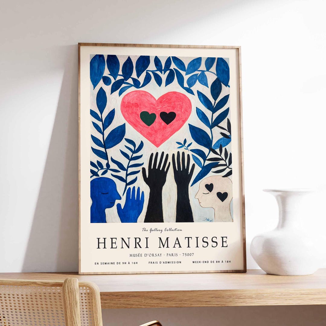 Henri Matisse Poster, Matisse Decor, Floral Wall Art, Boho Decor ...