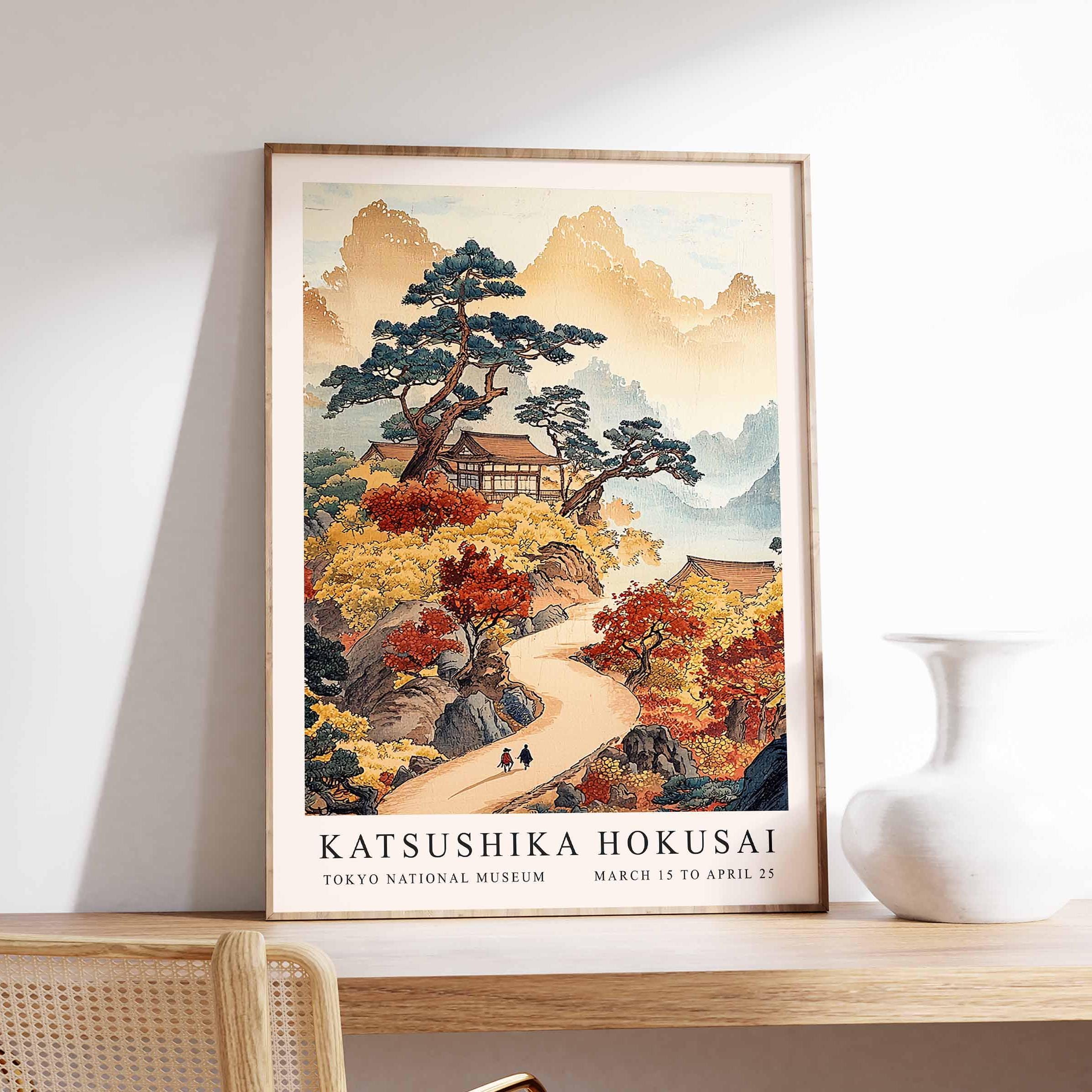 Hokusai Poster, Japanese Landscape Art Print, Ukiyo-e Decor - Etsy