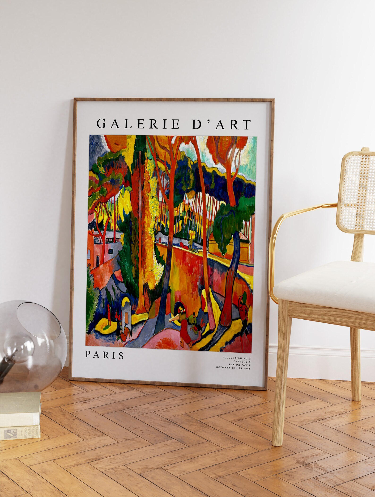 Andre Derain Exhibition Poster, the Turning Road Lestaque, French ...