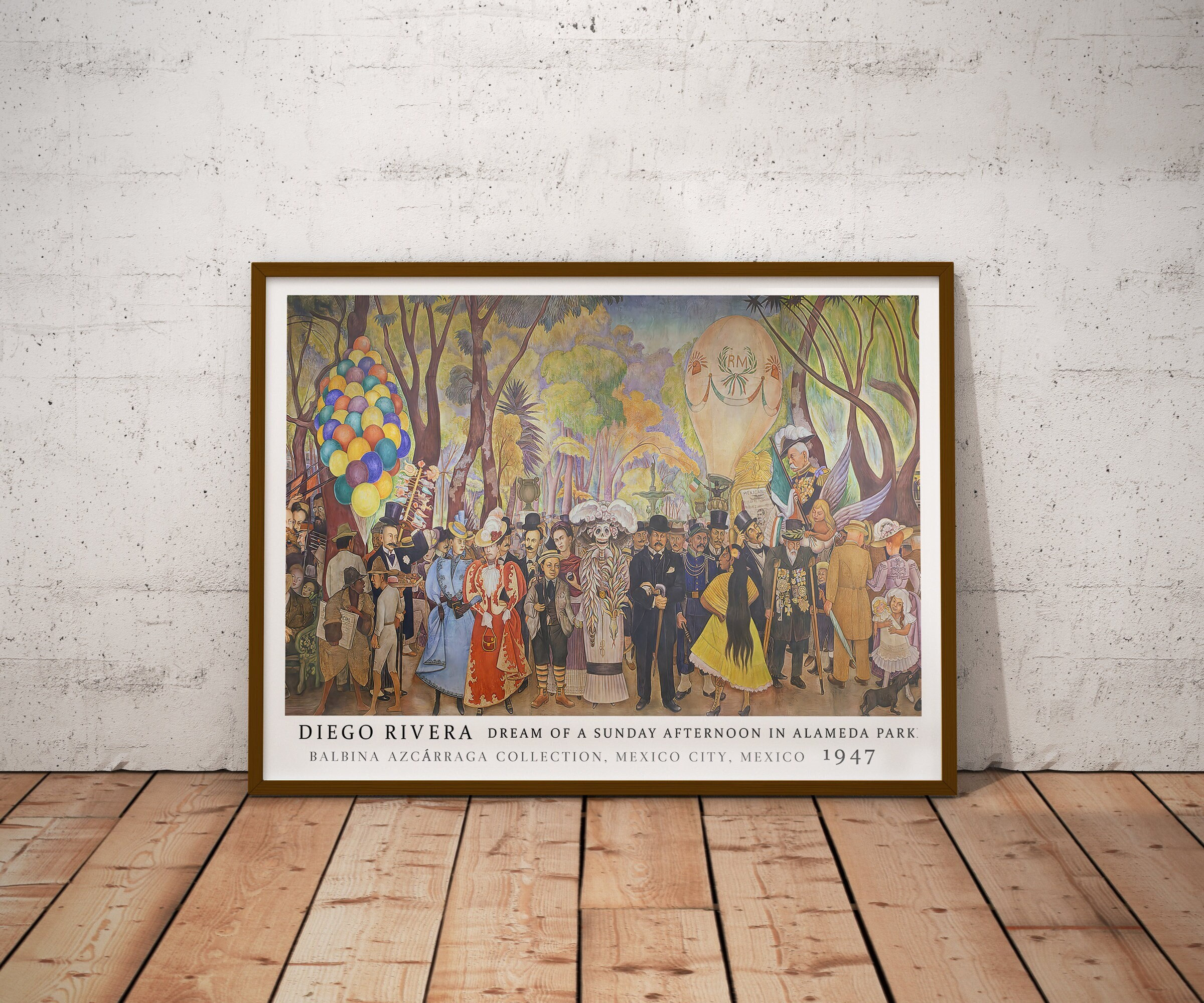 Diego Rivera Dream of a Sunday Afternoon at Alameda Park - Etsy