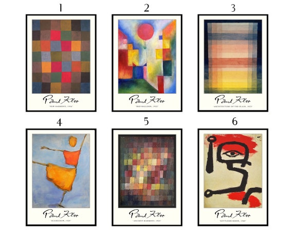 Paul Klee Letter Paintings