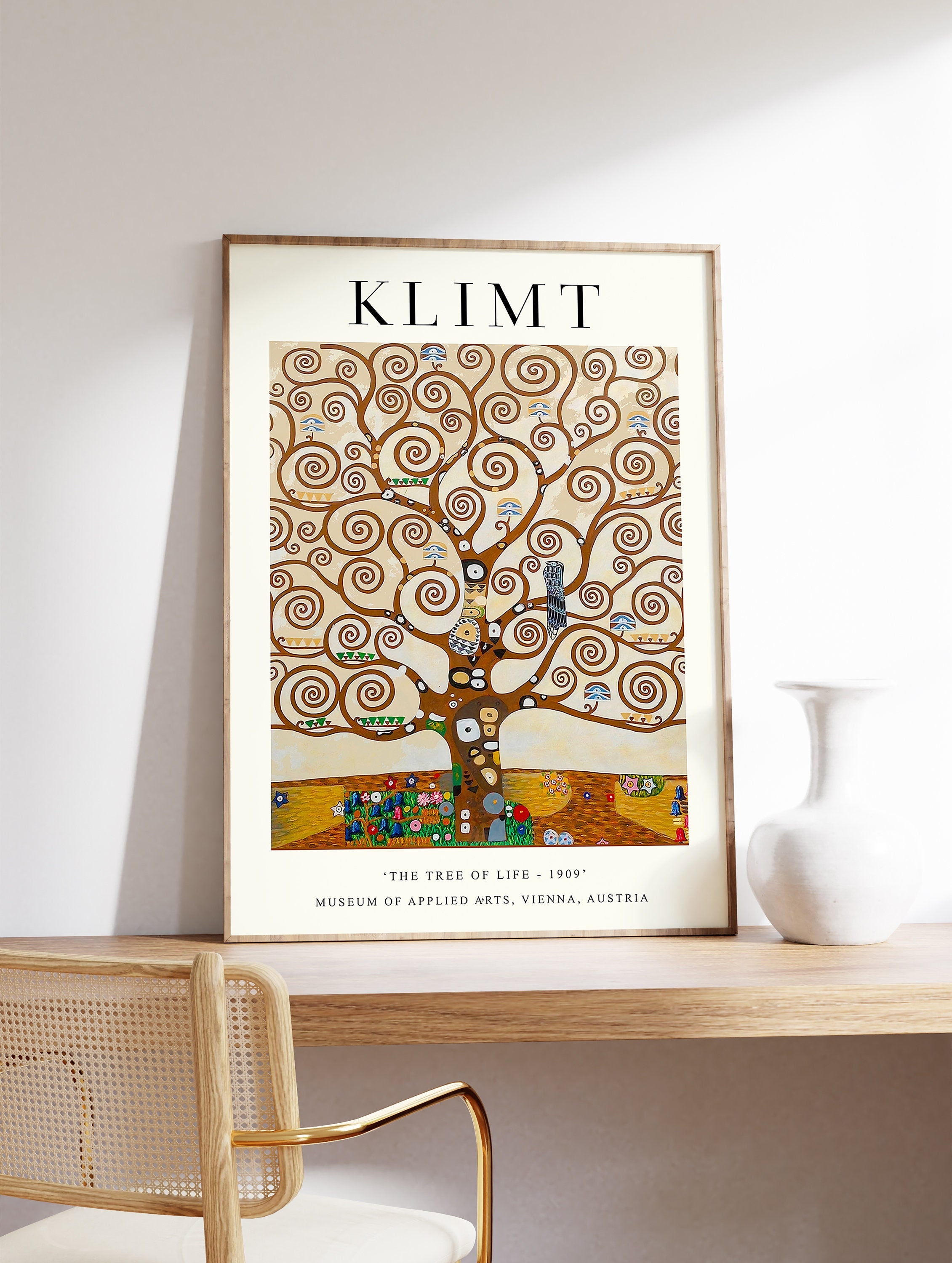Gustav Klimt Art Print the Tree of Life Floral Poster - Etsy