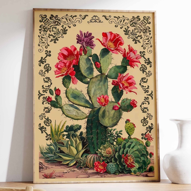 Cactus Poster - Etsy
