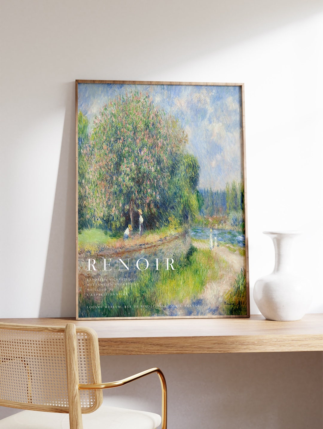 Pierre-auguste Renoir Exhibition Art Print, Pierre Auguste Renoir Wall ...