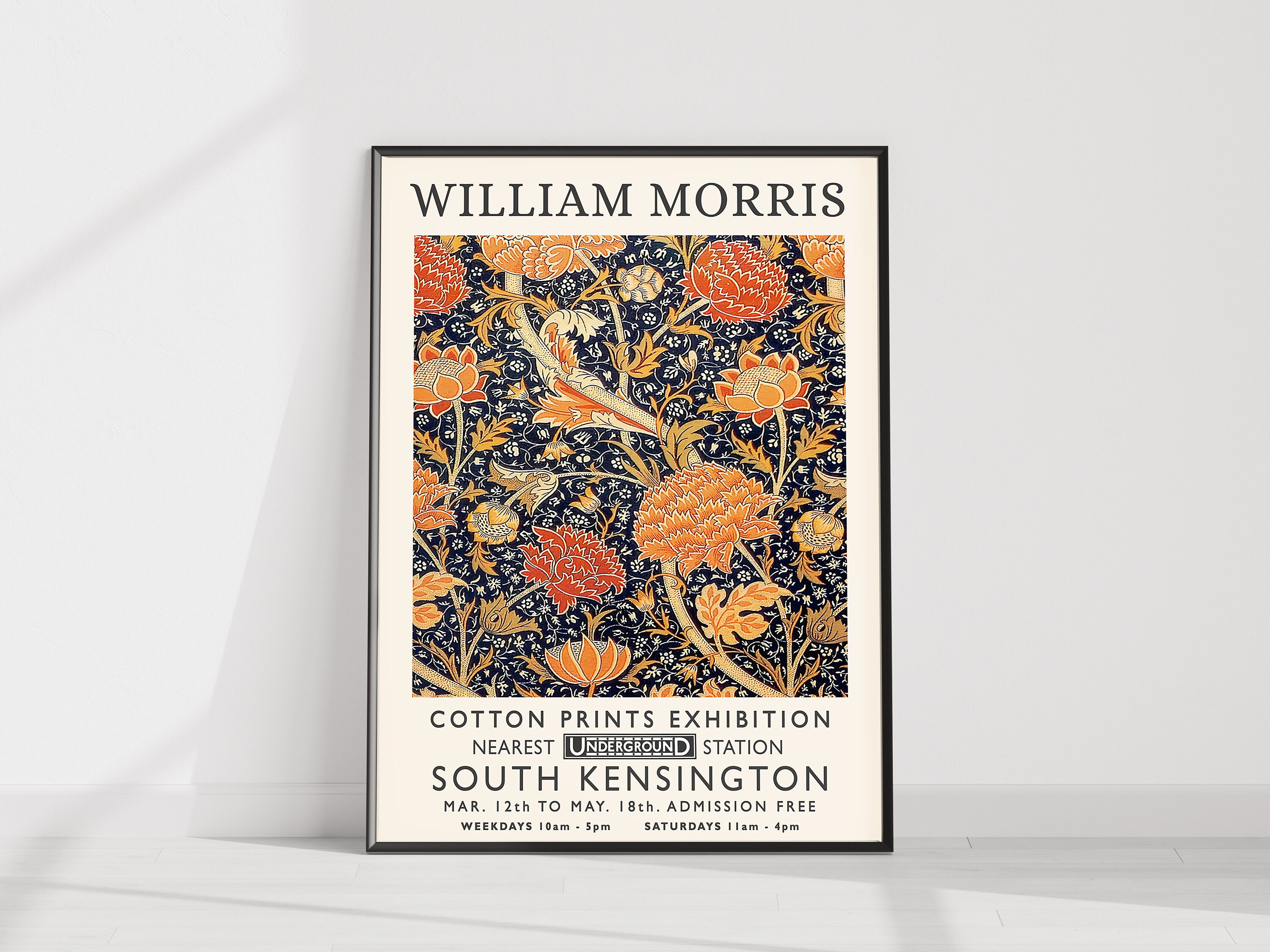 William Morris Poster William Morris Exhibition Print | Etsy