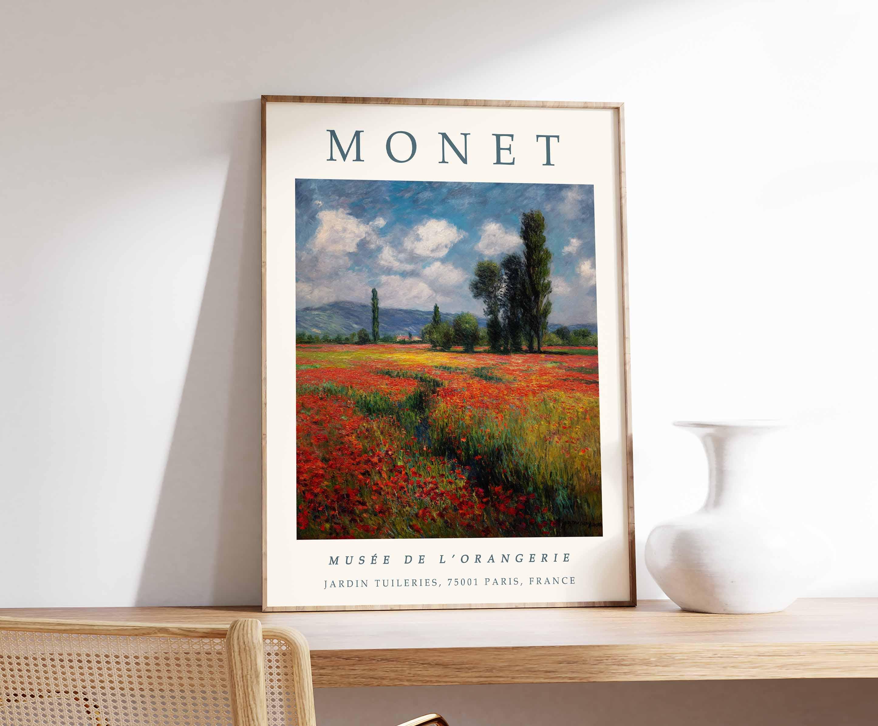 Claude Monet Poster, Musée De L'orangerie, Vintage Floral Art - Etsy