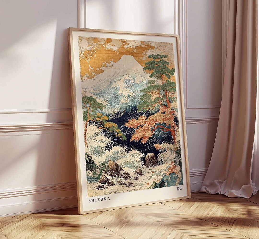 Japanese Wall Art, Hokusai Poster, Ukiyo-e Print, Japandi Wall Art ...