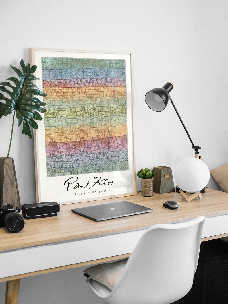 Paul Klee Exhibition Poster Tree Nursery Paul Klee Art | Etsy