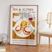 English Scones and Tea Poster, Retro Kitchen Print - Etsy UK