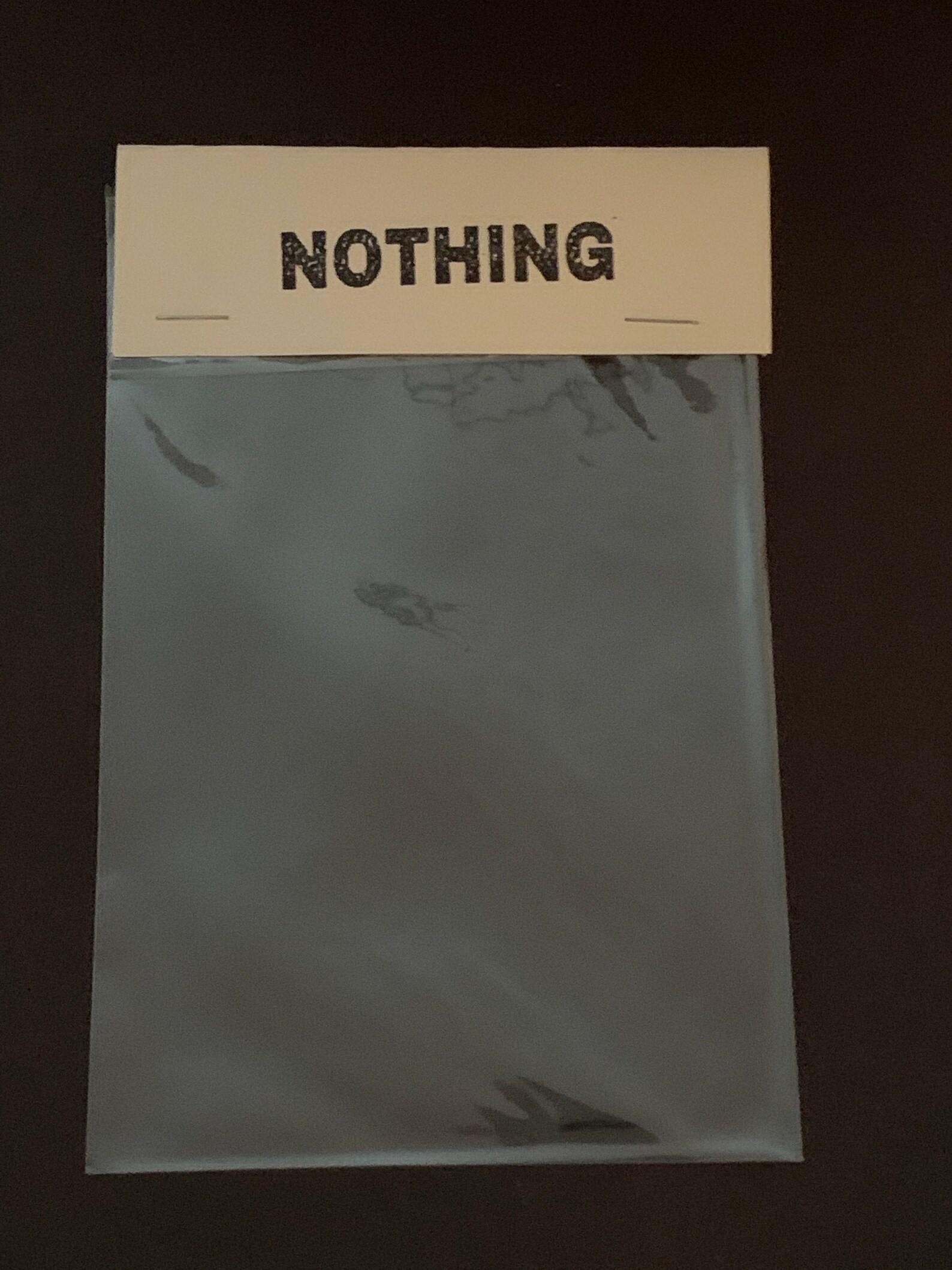 Bag of Nothing 2020 - Etsy