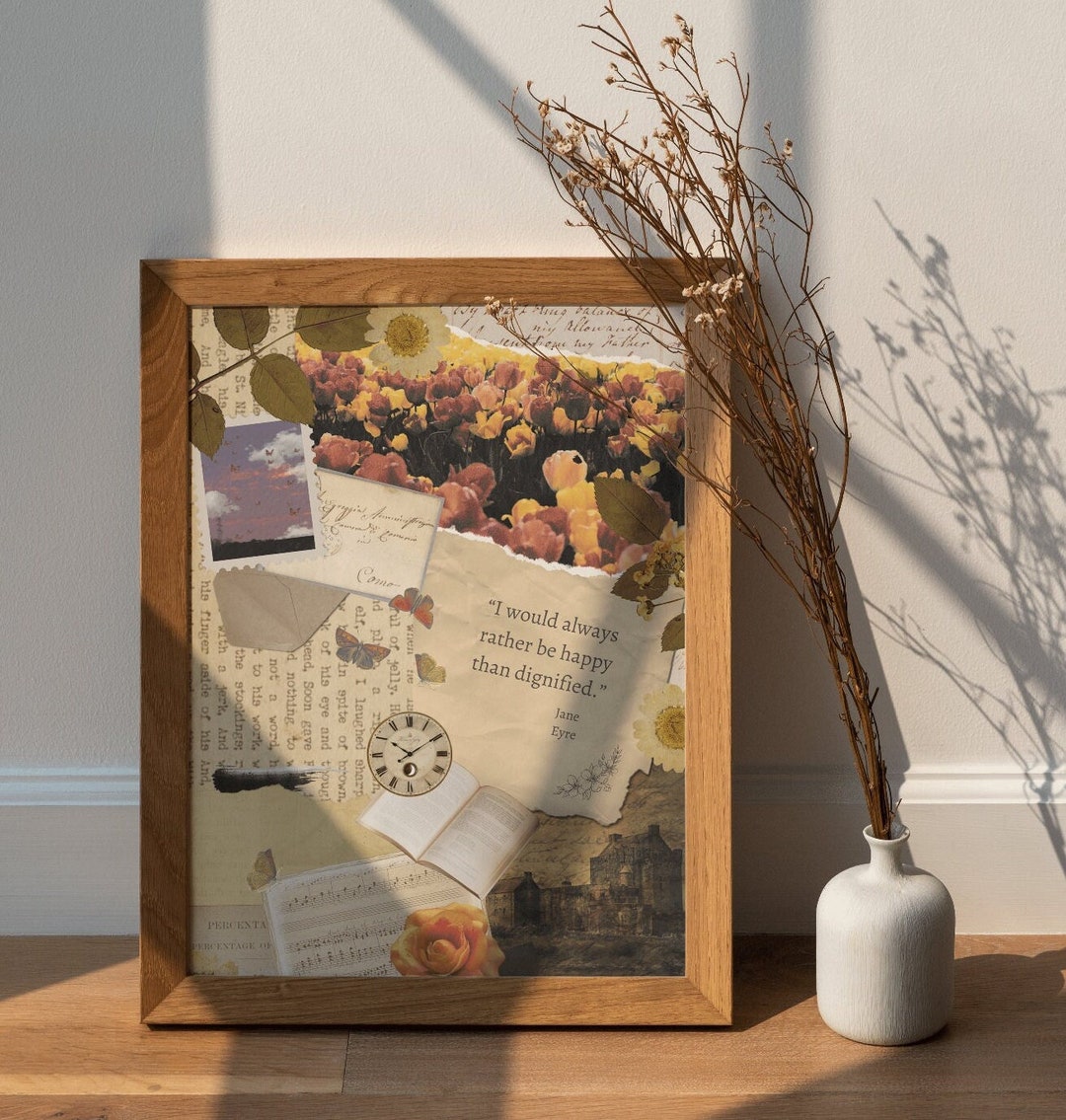 Jane Eyre Vintage Collage Digital Download Print Book - Etsy