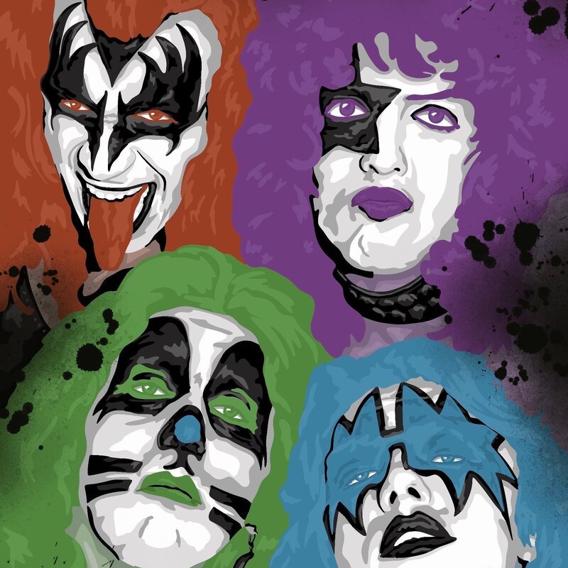 The Kiss Painting - Etsy