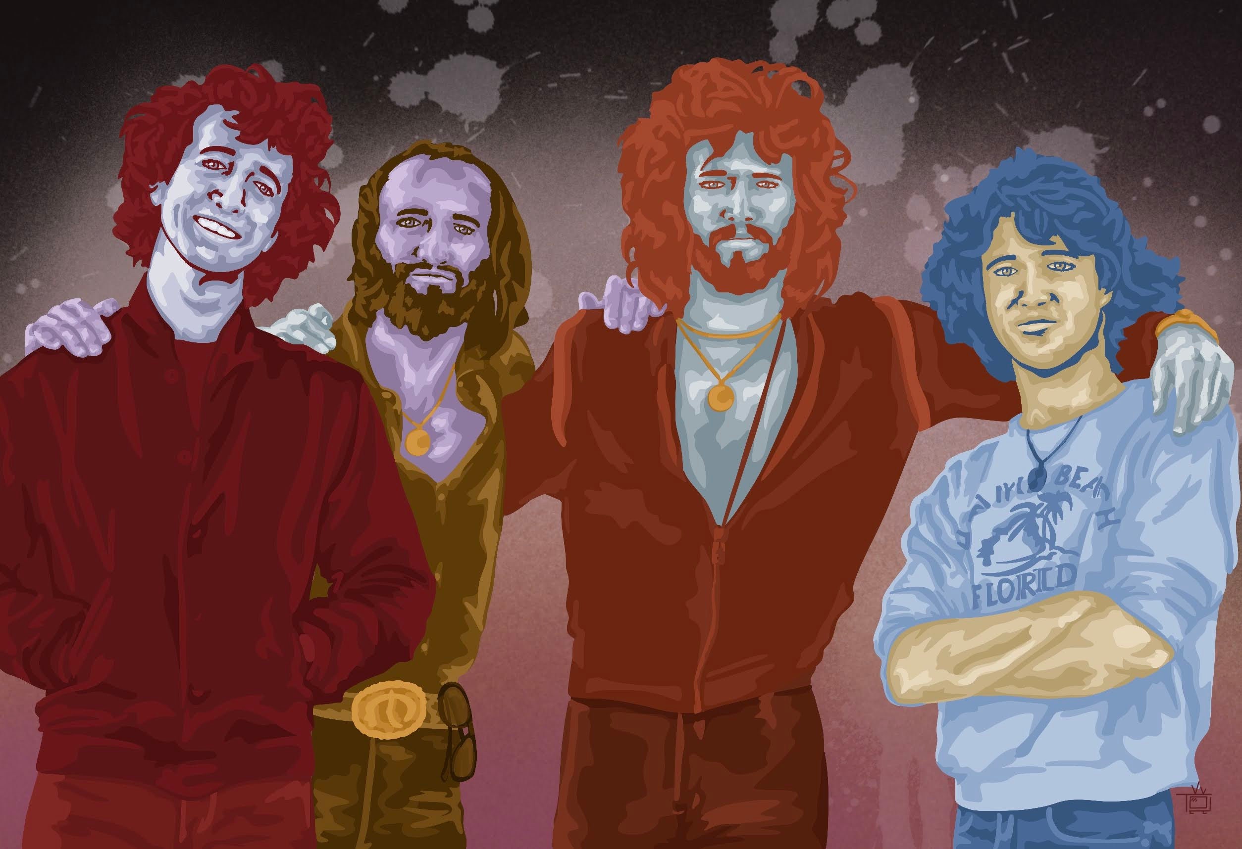 Bee Gees Pop Art Print - Etsy