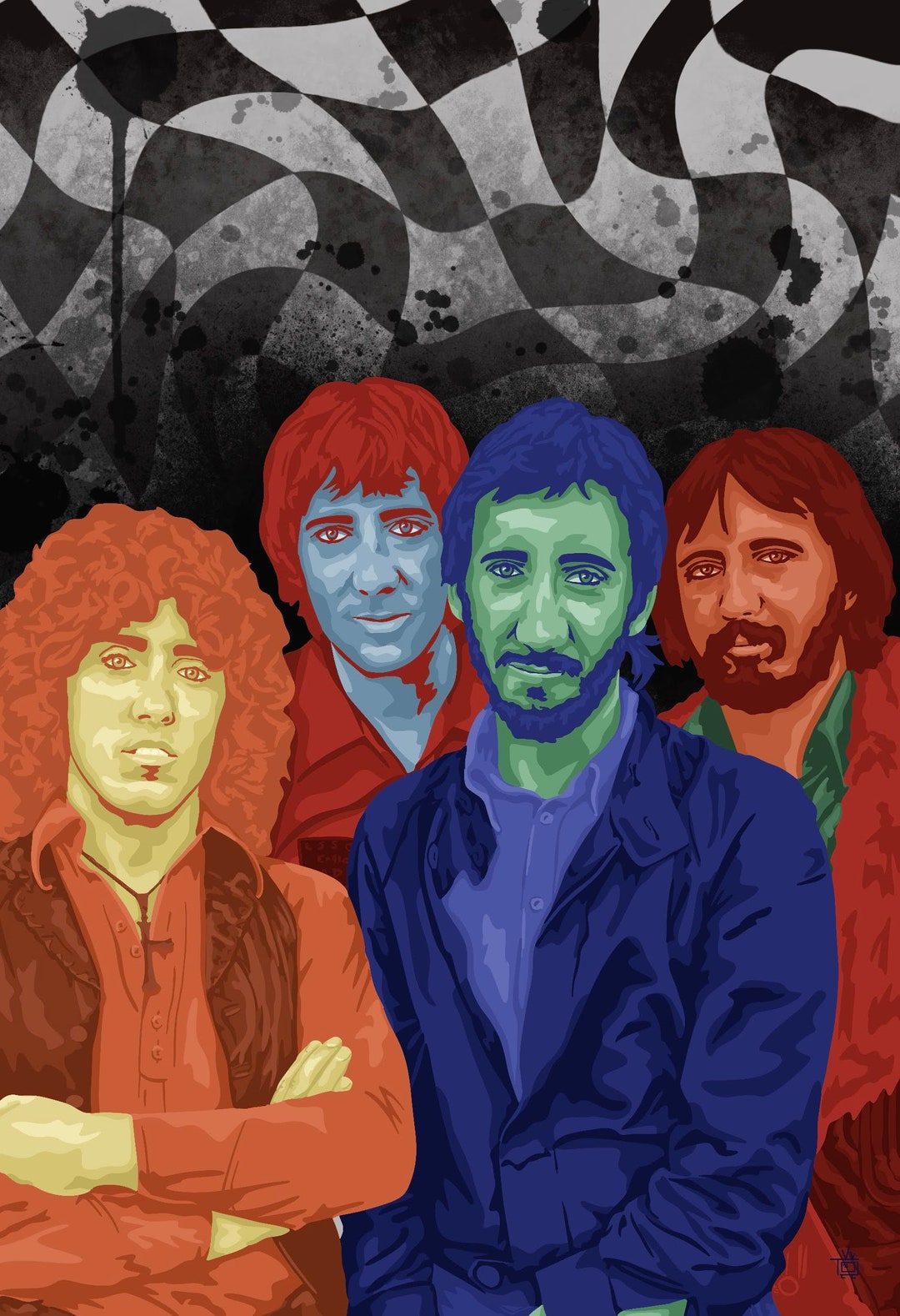 The Who Pop Art Print - Etsy